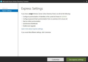 Install and configure Azure AD Connect – JGSpiers.com